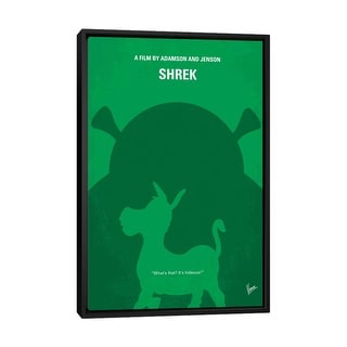 iCanvas "Shrek Minimal Movie Poster" by Chungkong Framed Canvas Print - Bed Bath & Beyond - 36670006